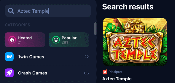 1Win Aztec Temple: Play Online for Real Money